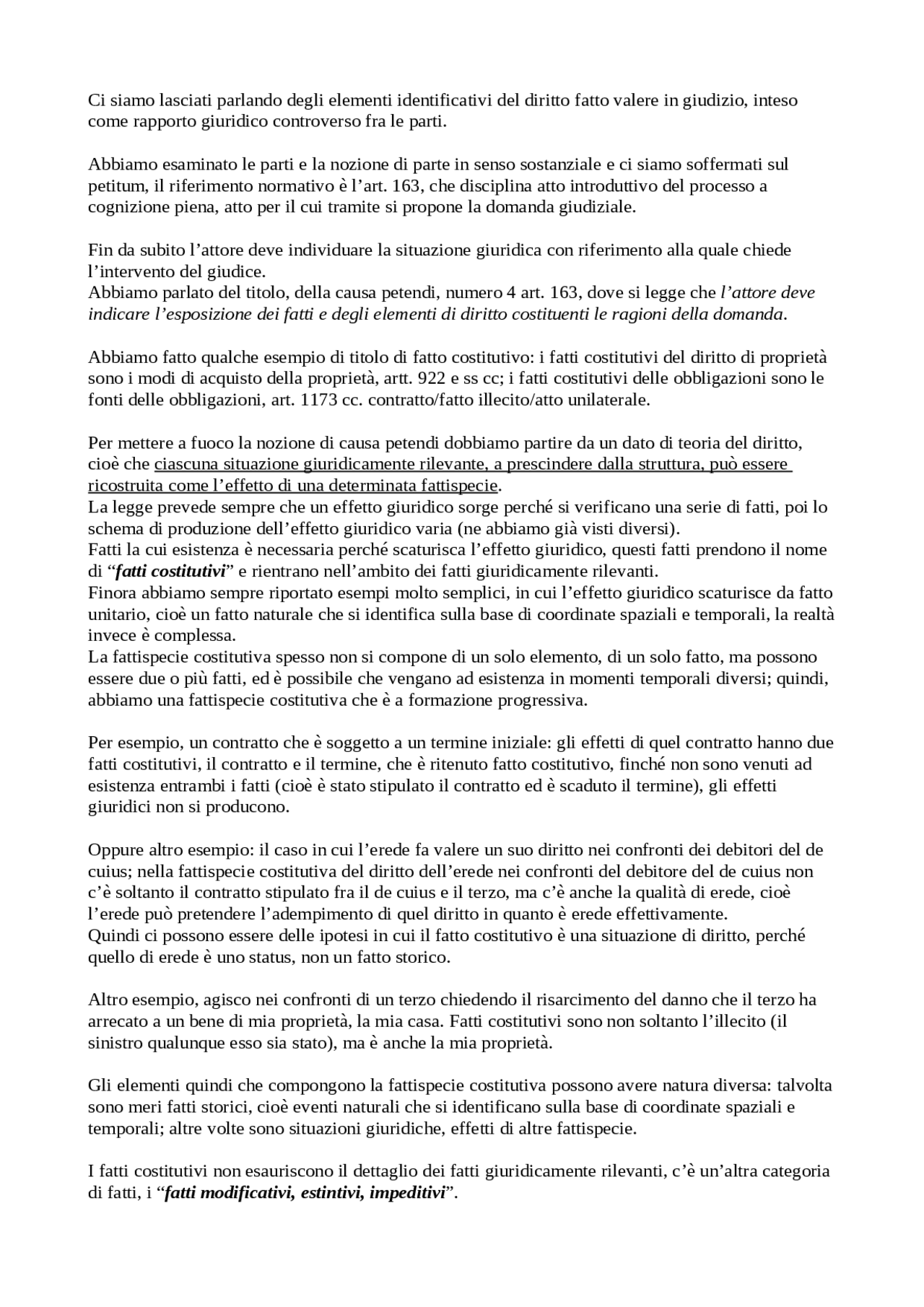 Lezione Procedura Civile Notes De Procédure Civile Docsity