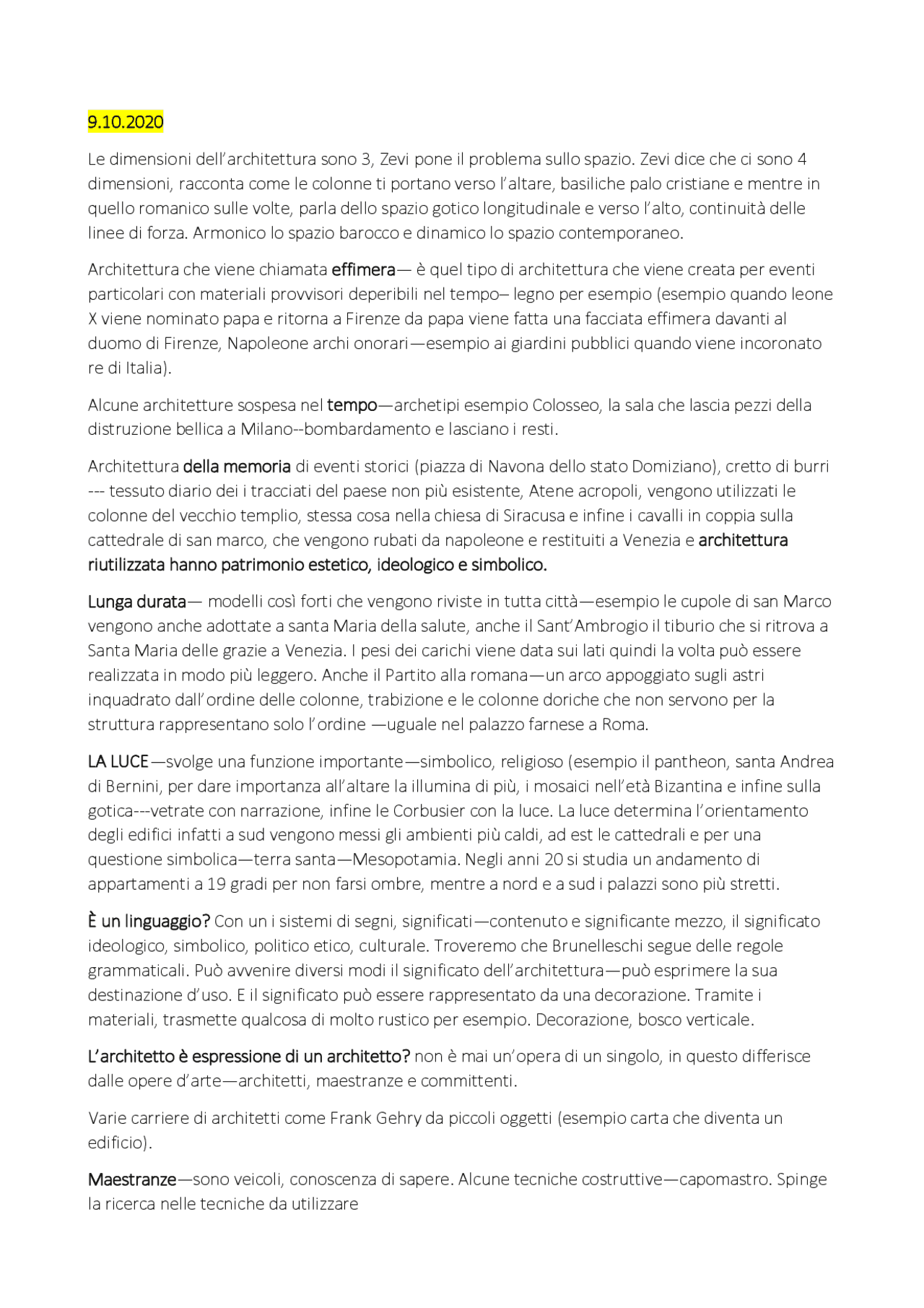 Prima Parte Esame Riassunto Docsity