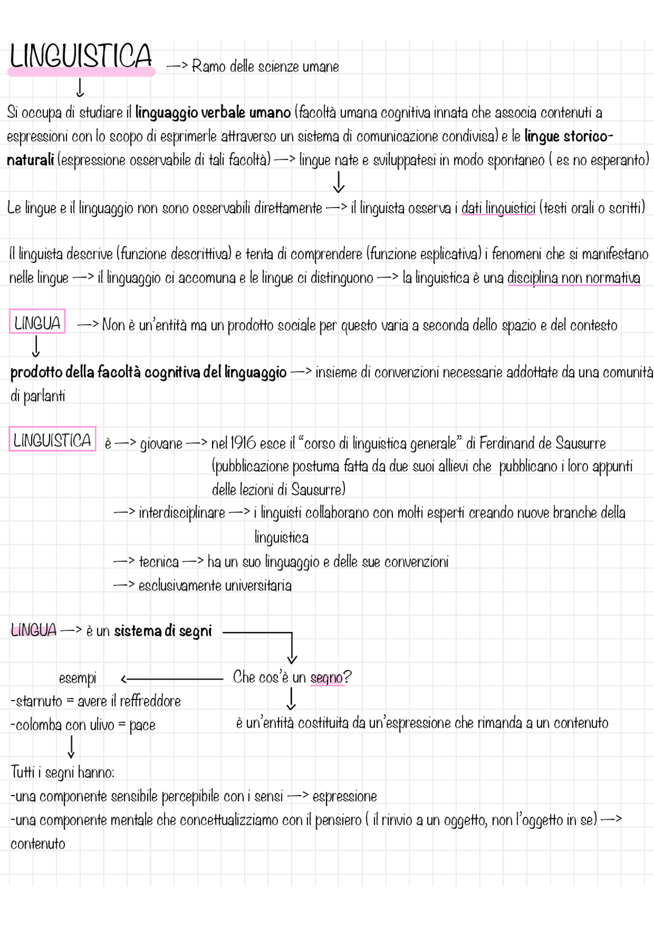 Linguistica E Glottologia 2020 Docsity