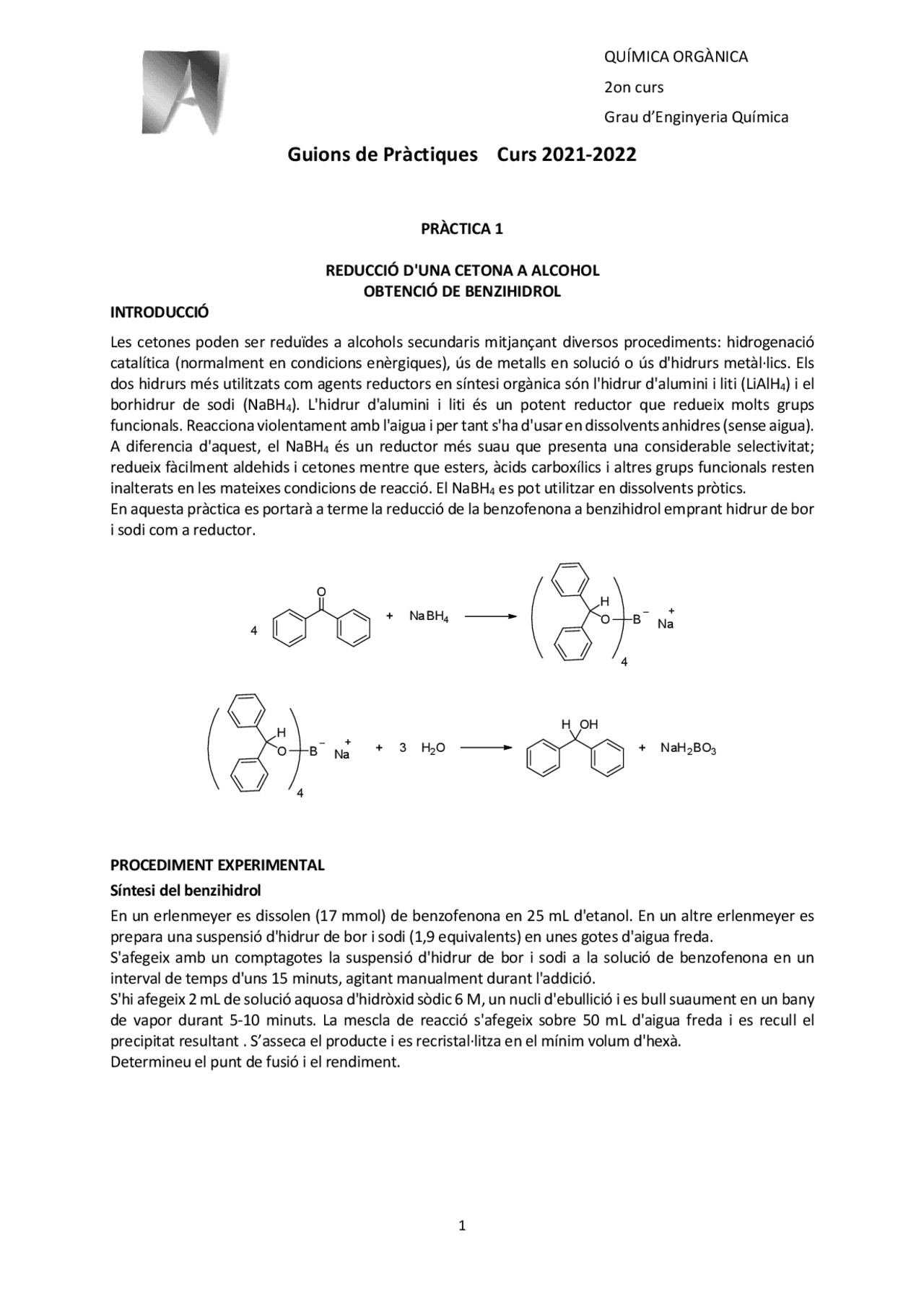 Química Apunts De Lab Docsity