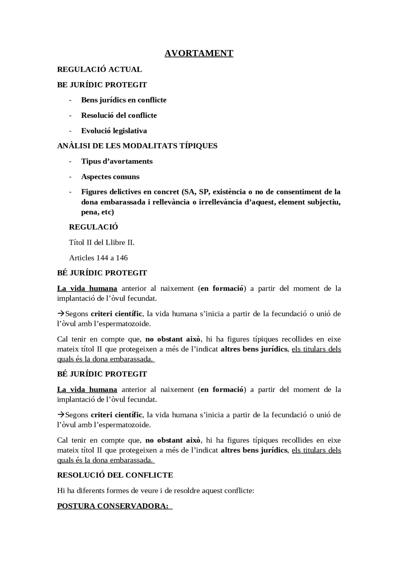Apuntes Tema 4 Aborto Docsity