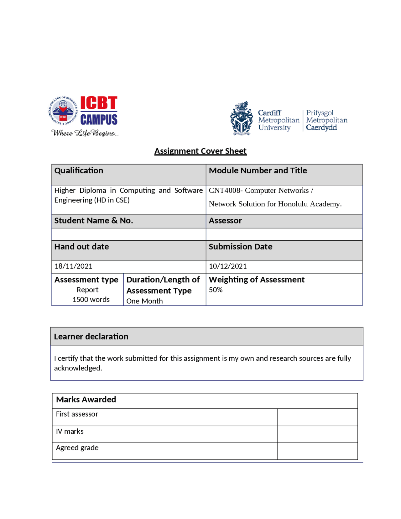 Assignments for students and teachers - Docsity