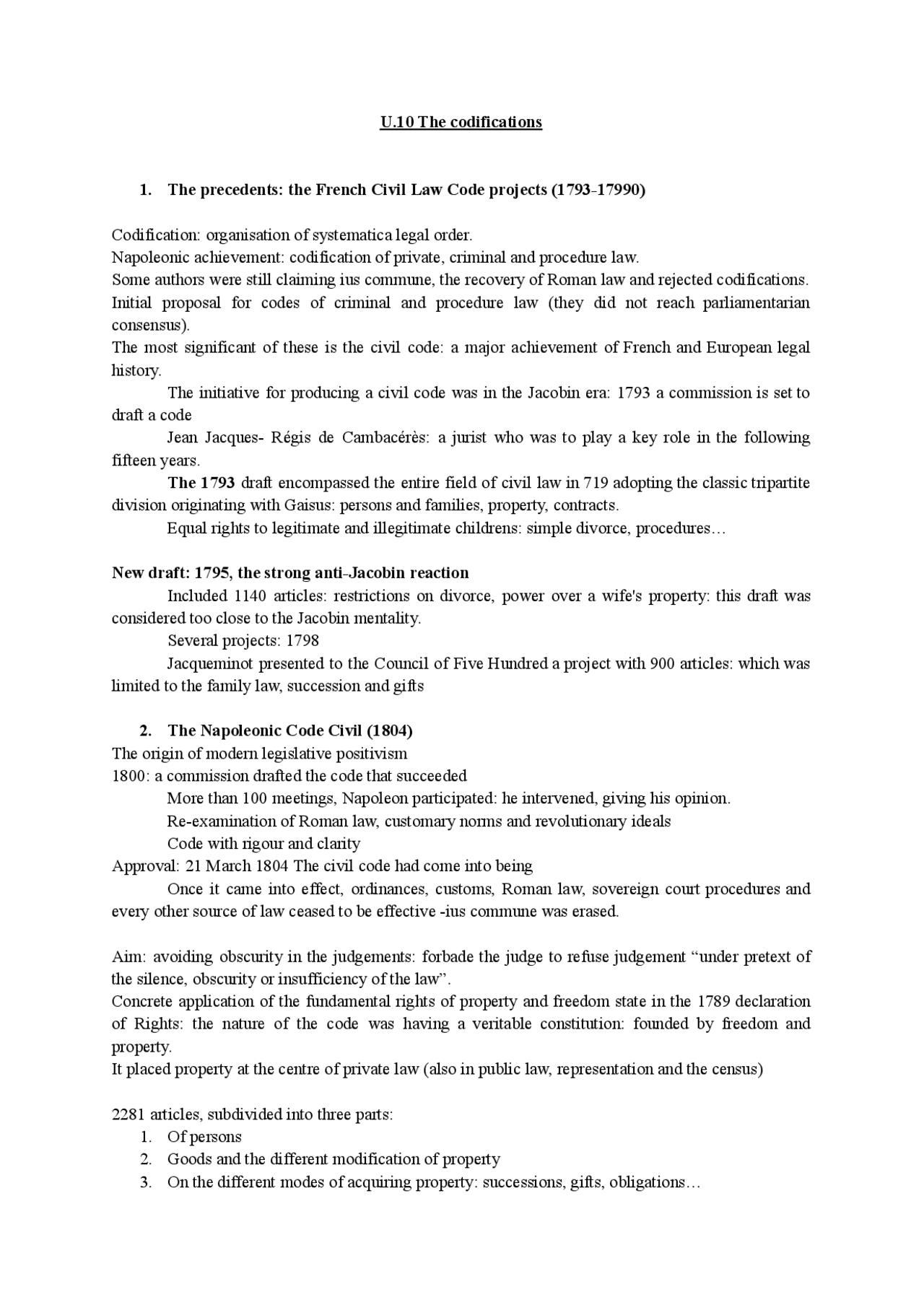 History of law, evolución del derecho - Docsity