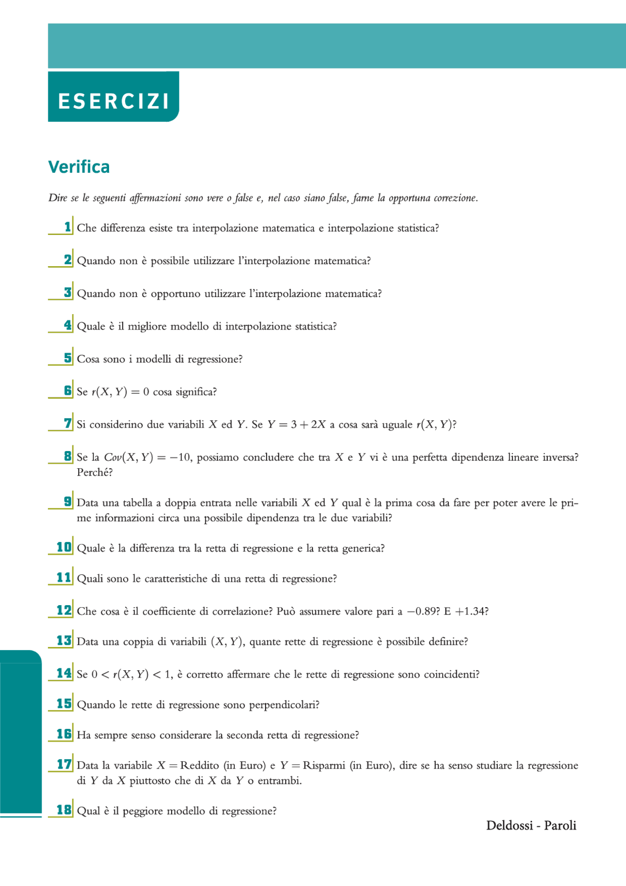 Esercizzi Di Statistica Svolti Docsity