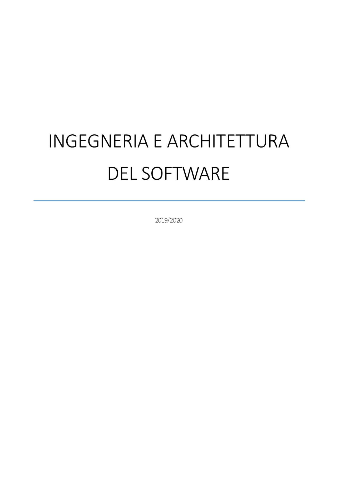 Ingegneria Del Software Docsity