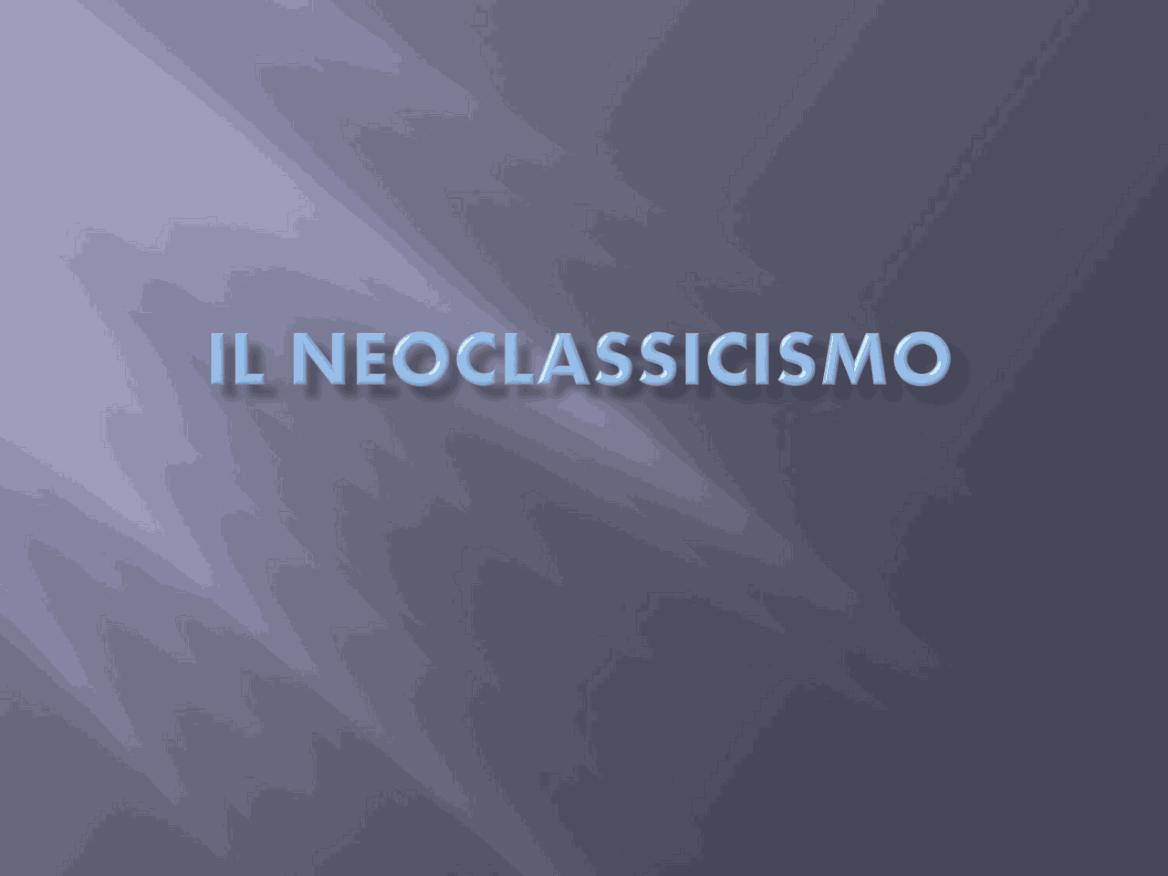 Sbobina Sul Neoclassicismo Liceo Classico Docsity