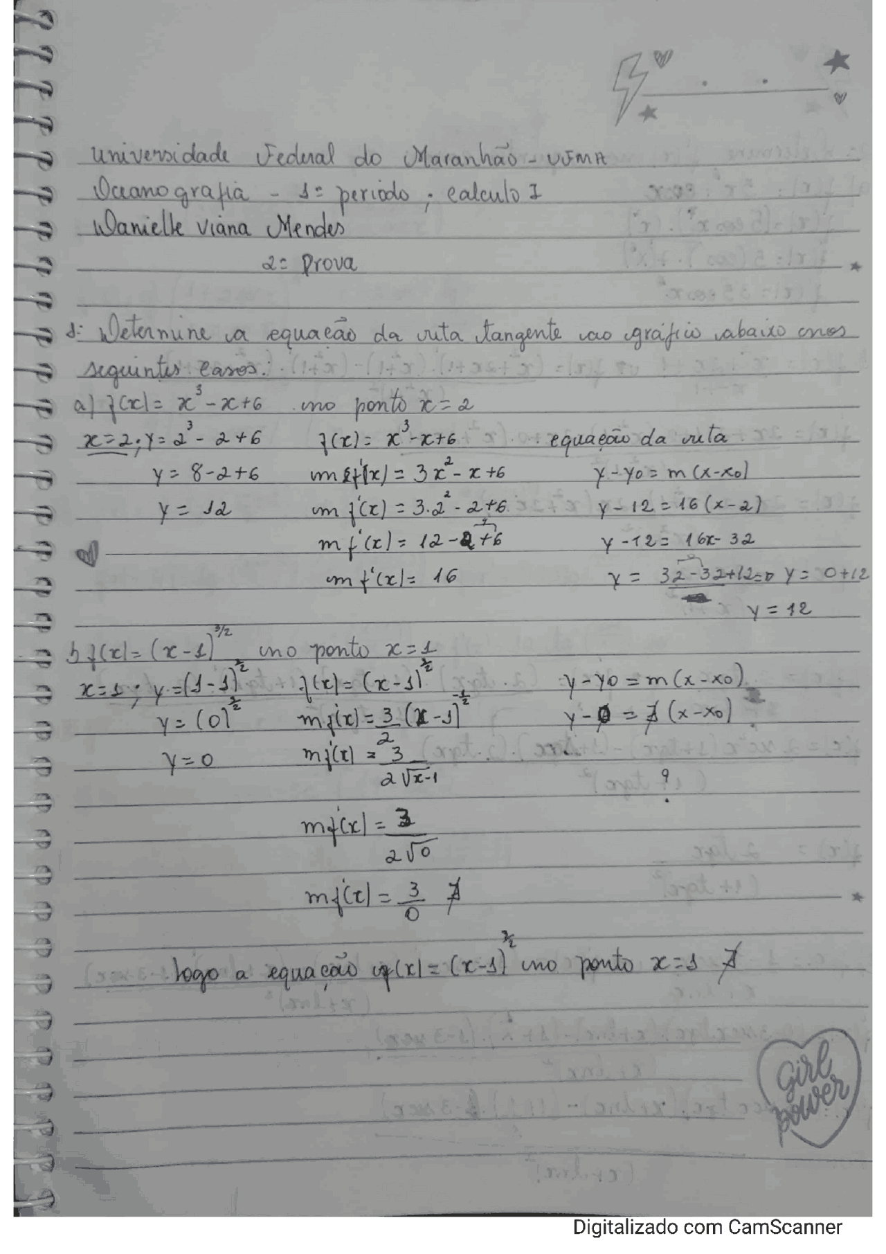 2 Prova De Cálculo I Docsity
