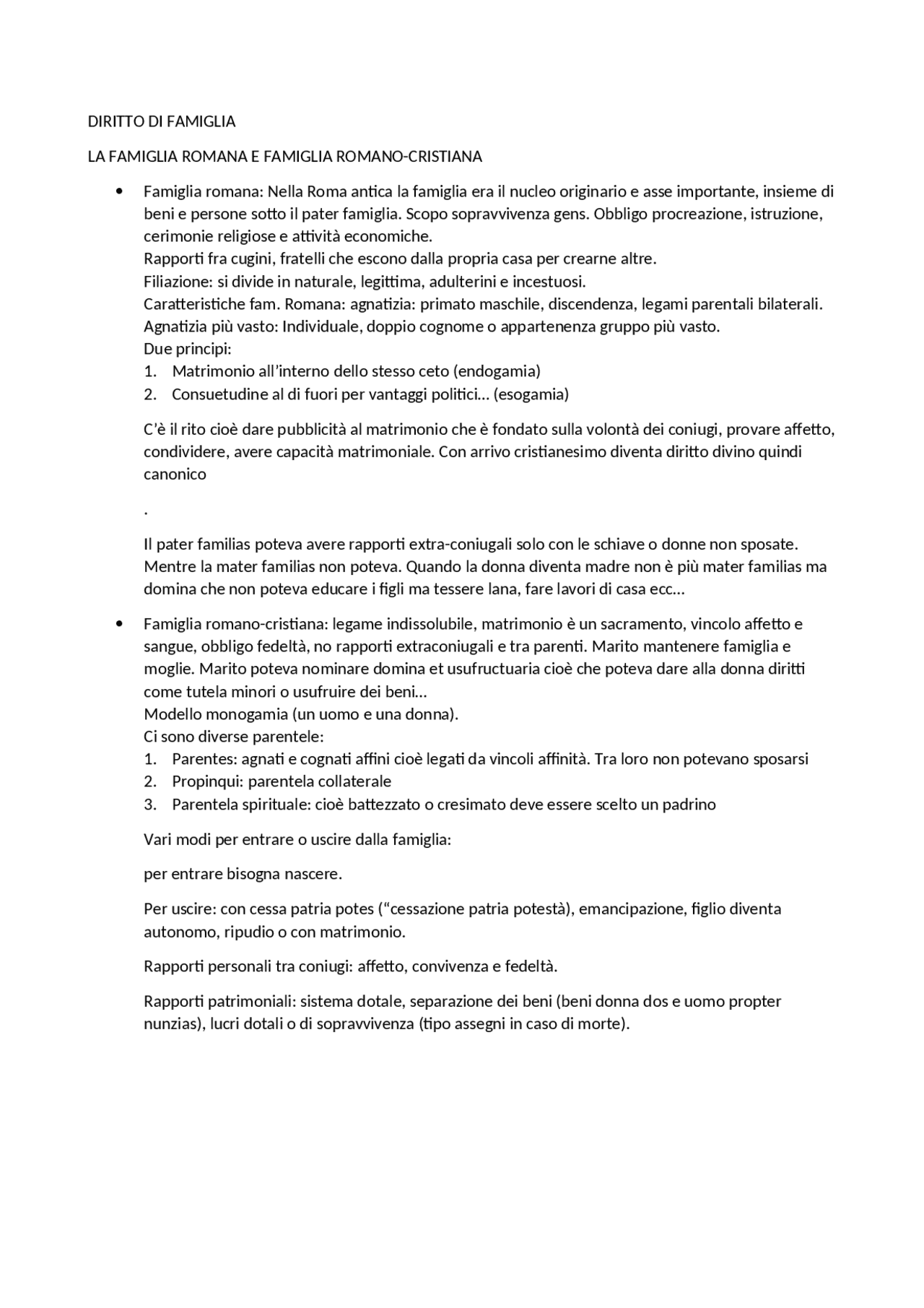 Slide Diritto Di Famiglia Docsity