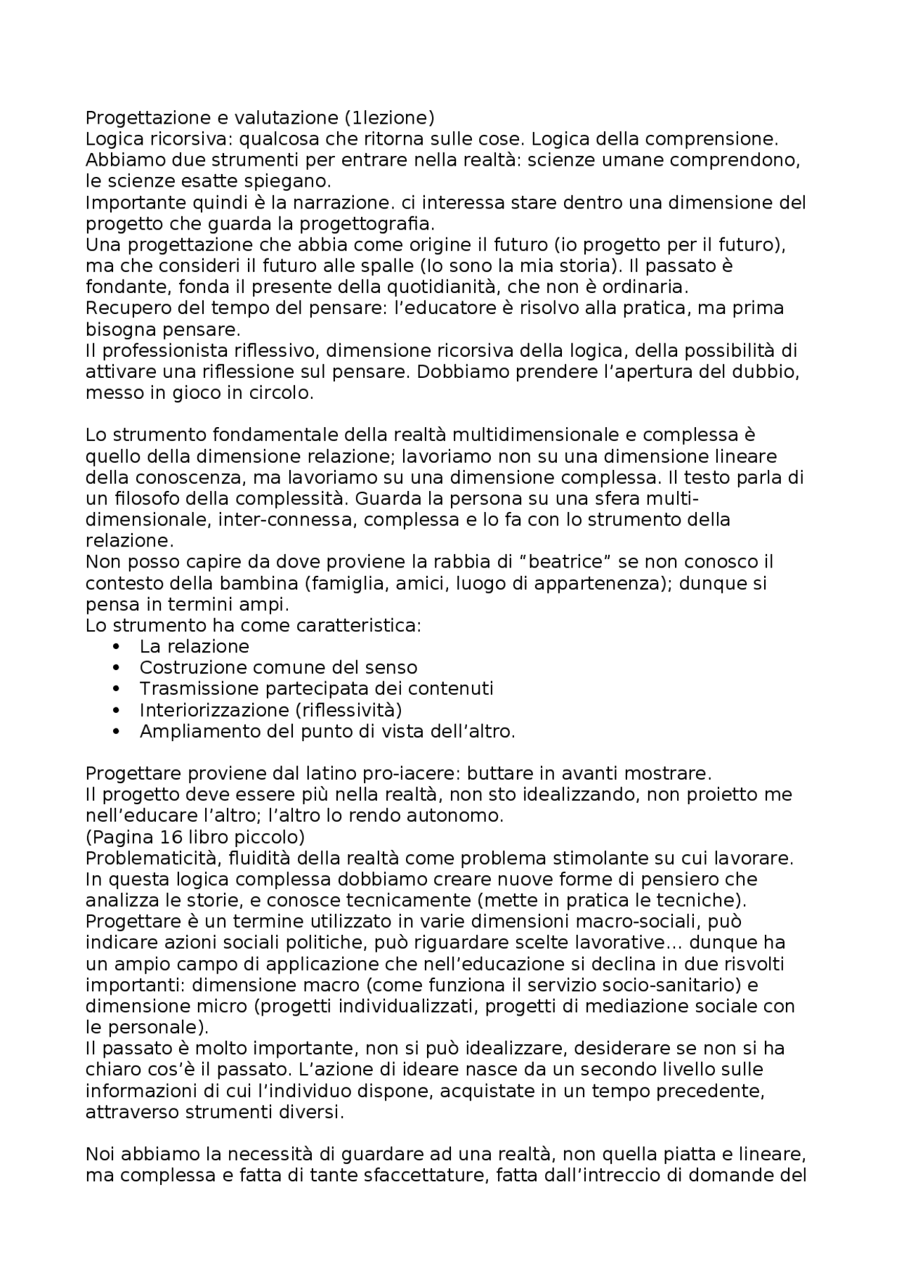 Appunti Generali Materia Docsity
