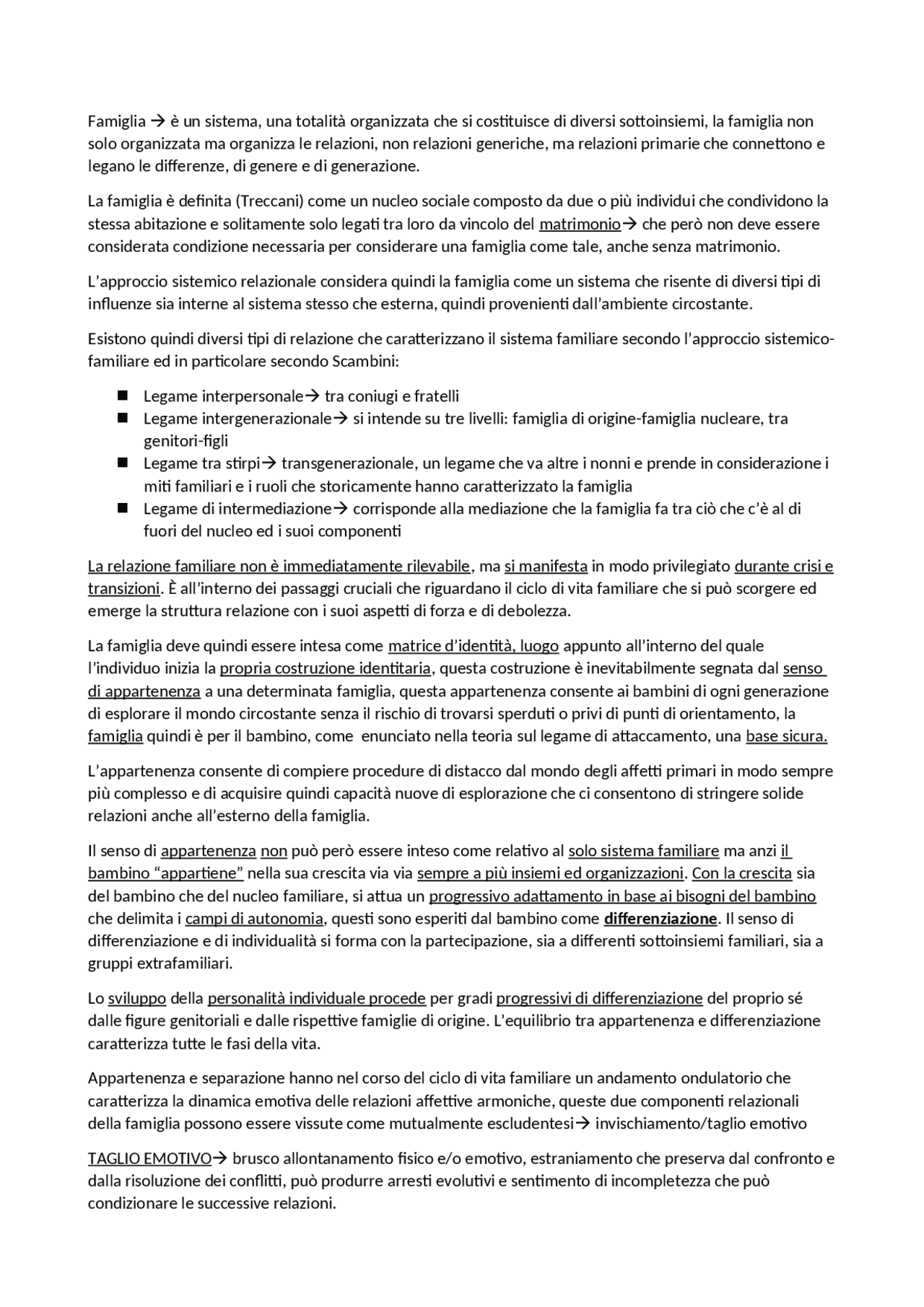 Appunti Completi Delle Lezioni Docsity