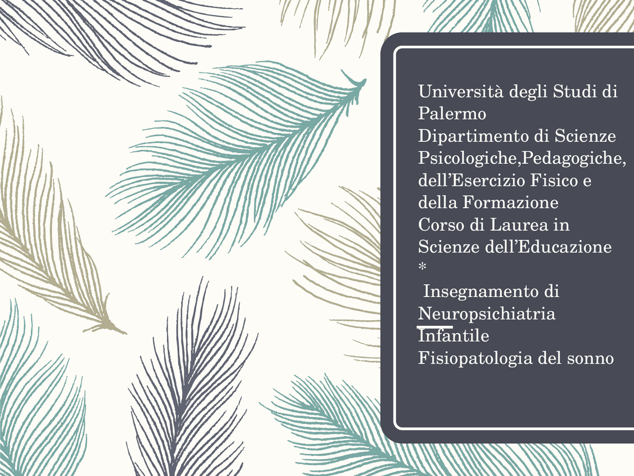 Slides Fisiopatologia Del Sonno Docsity
