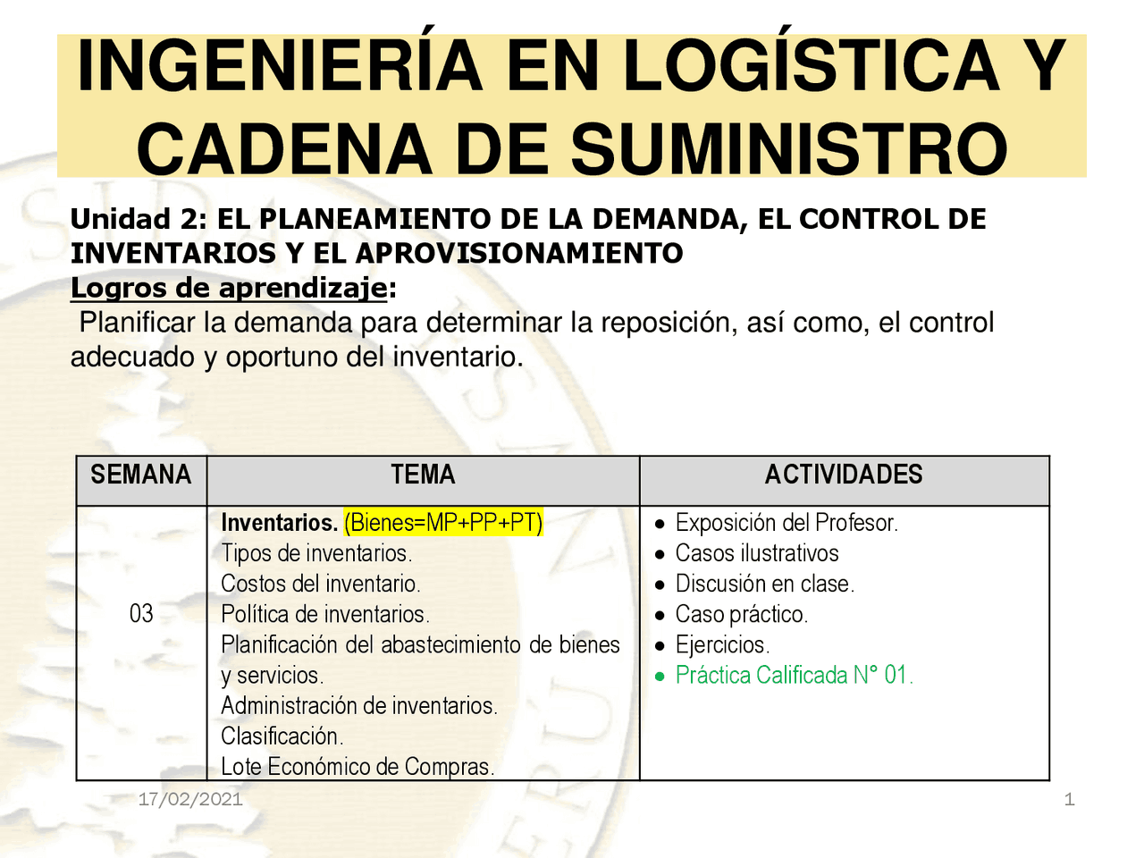 Logística Y Operaciones Docsity