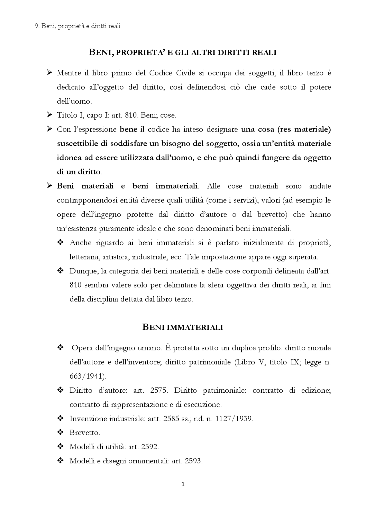 Riassunti Diritto Privato Docsity