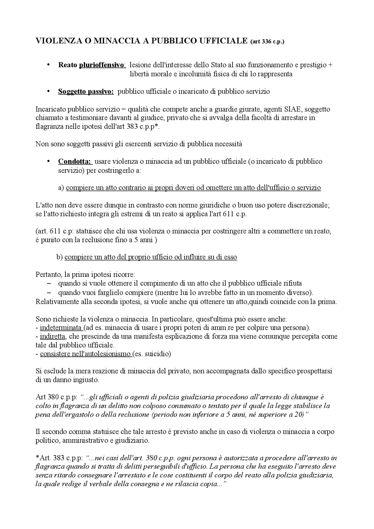 Reati Dei Privati Contro La Pubblica Amministrazione Parte I Docsity