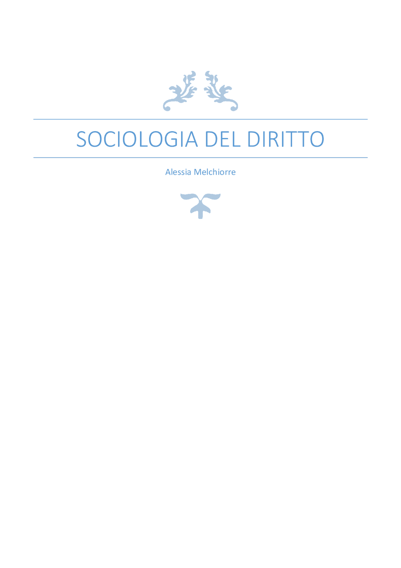 Sociologia Del Diritto Docsity