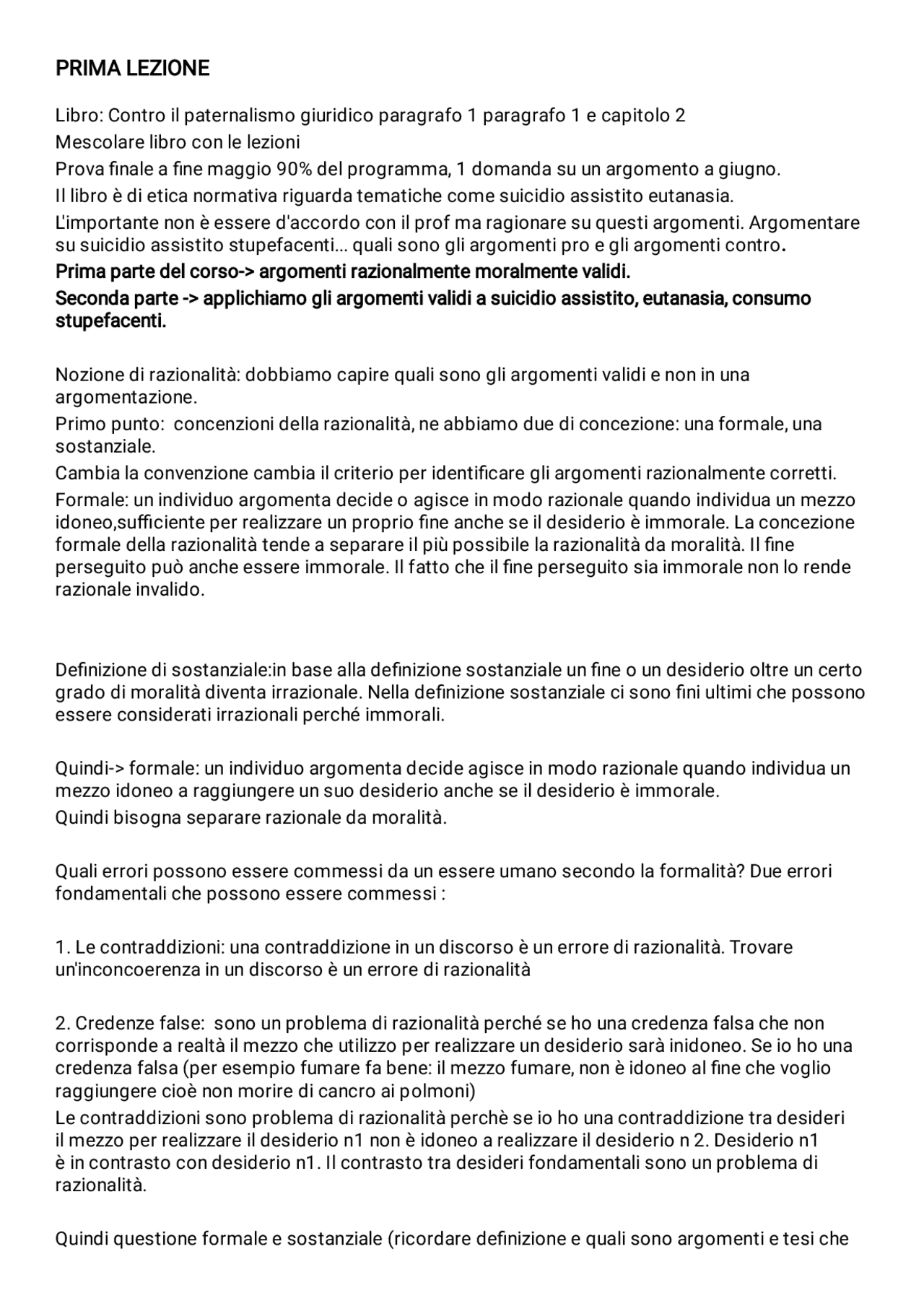 Lezioni Logica E Metodologia Giuridica Docsity