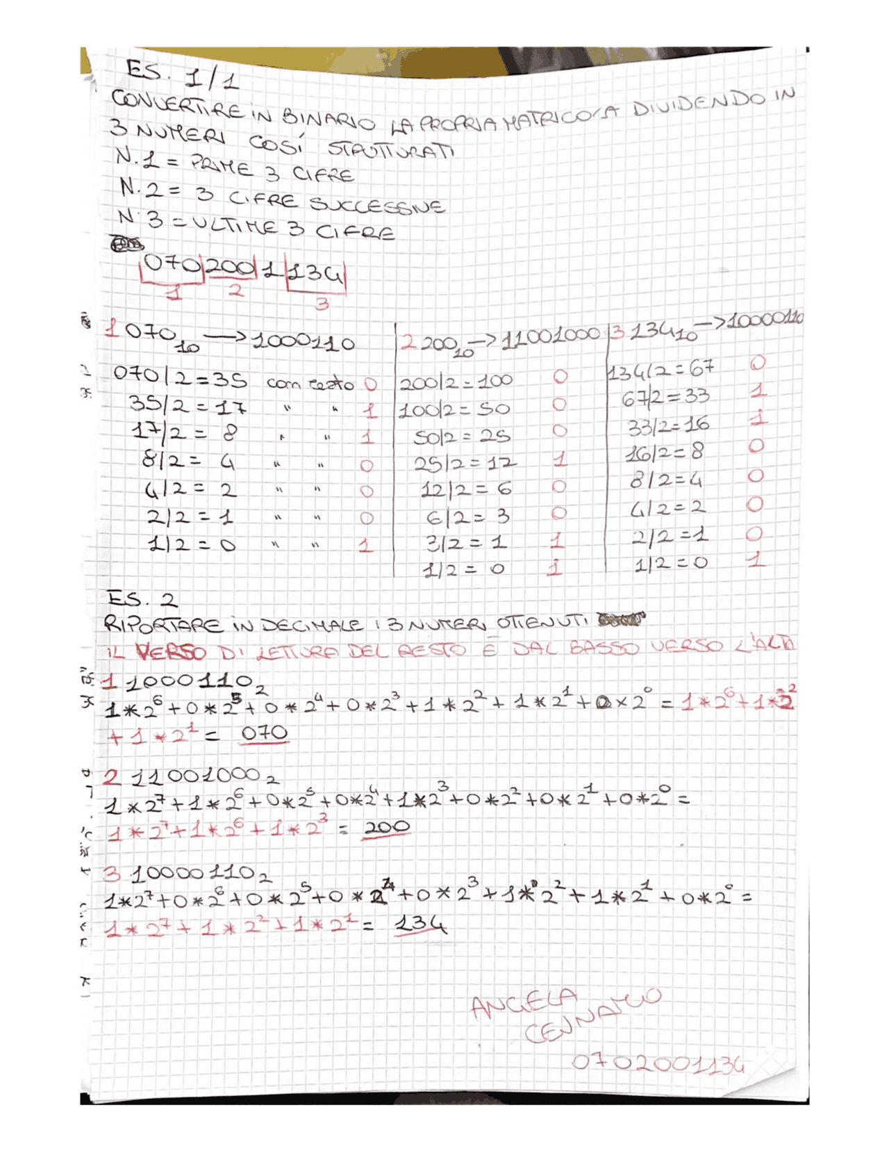 Elaborati Svolti E Superati Docsity