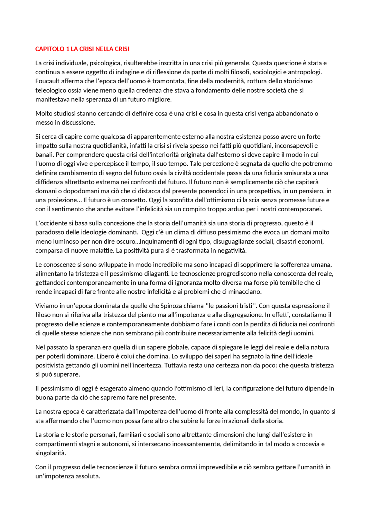 Epoca Delle Passioni Tristi Docsity
