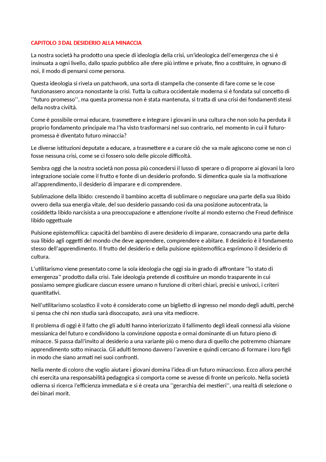 Epoca Delle Passioni Tristi Docsity
