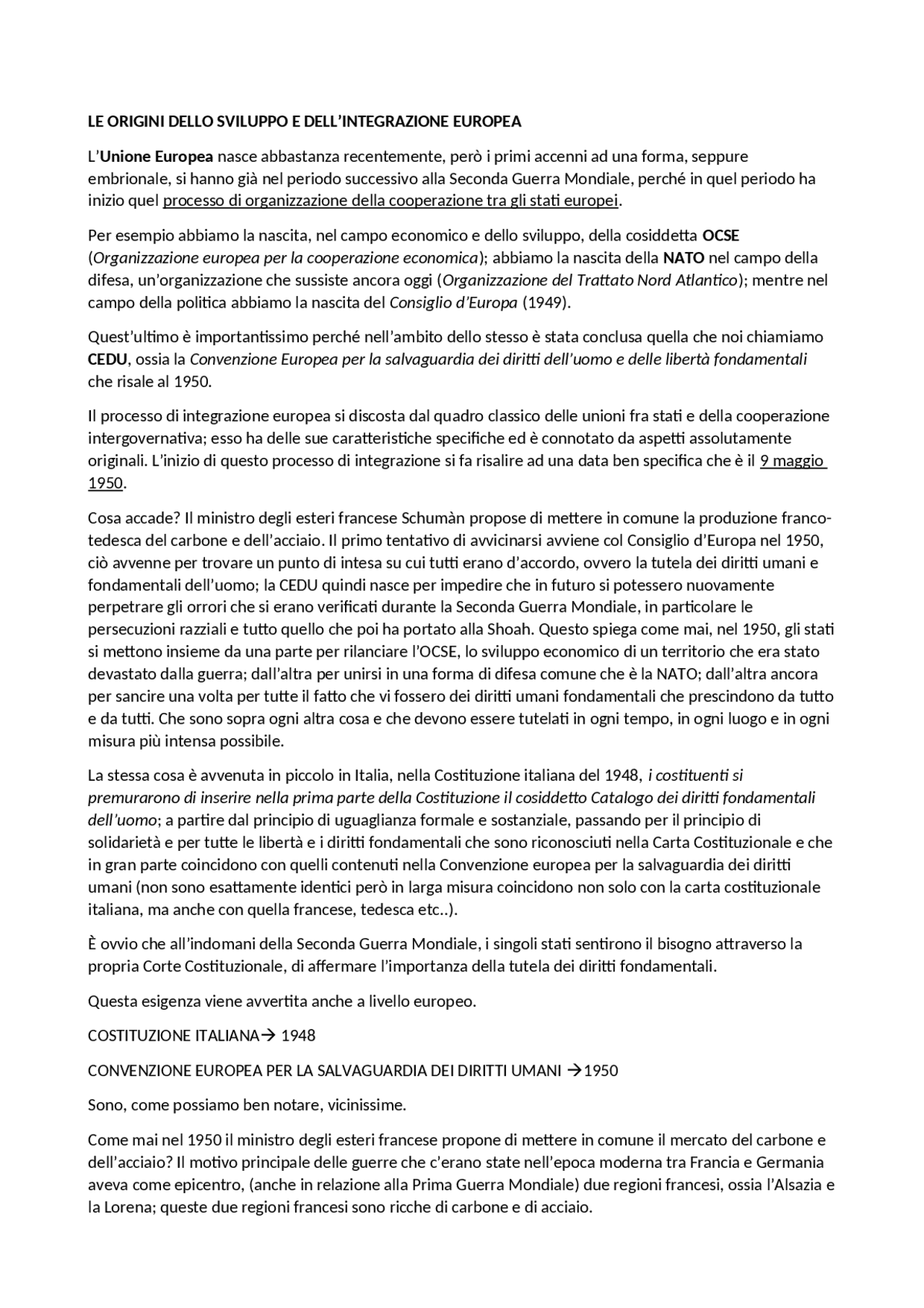 Appunti Parte Generale Docsity