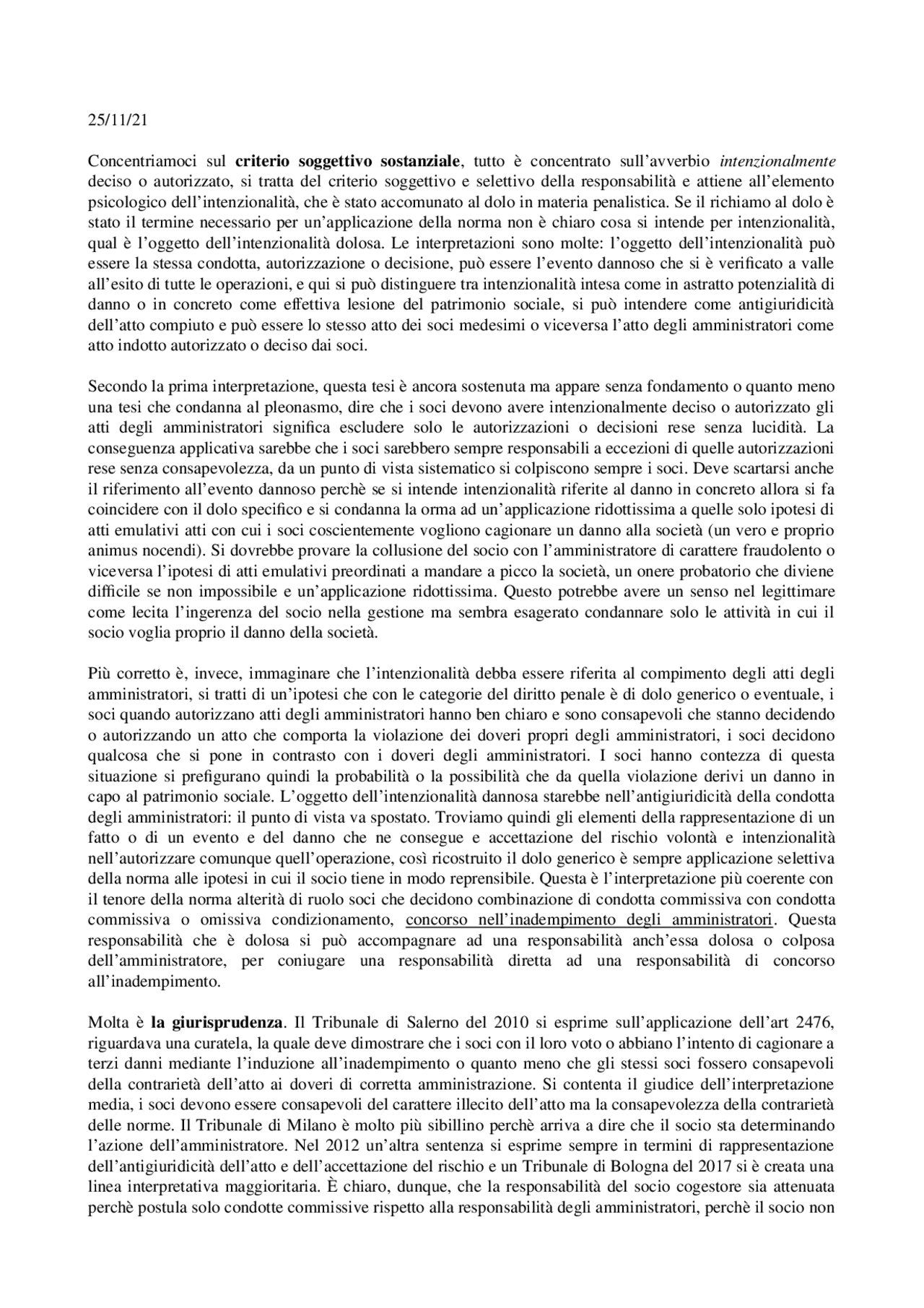 Appunti Presi A Lezione Docsity