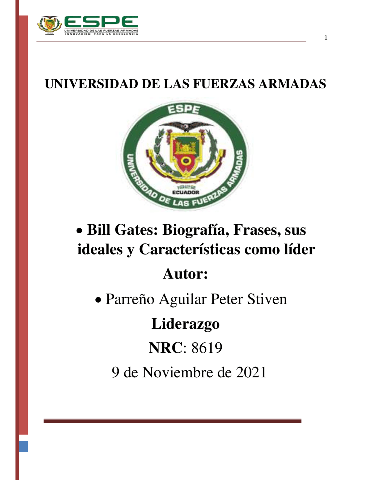 CARATULA DE PRESENTACION CARATULA DE PRESENTACION - Docsity