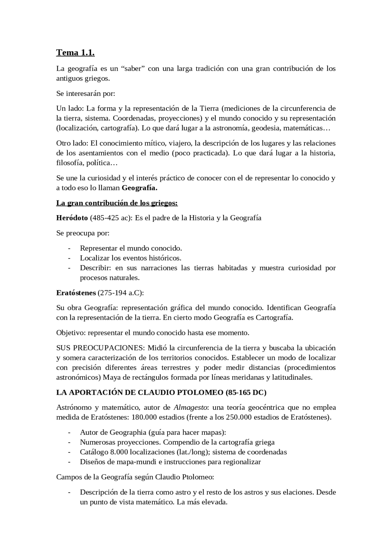 Apuntes De Geografía Apuntes De Geografía Docsity