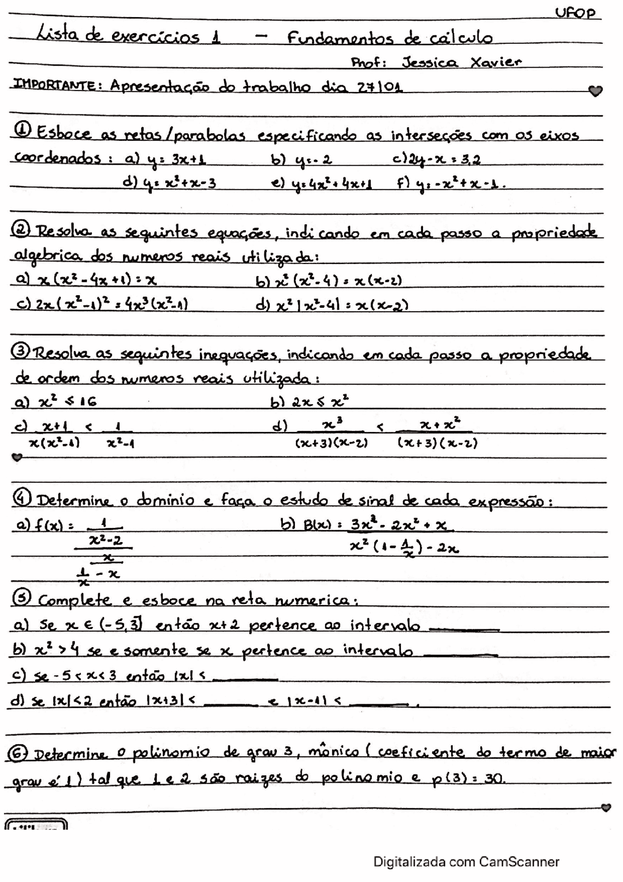 Matemática E Cálculo Docsity