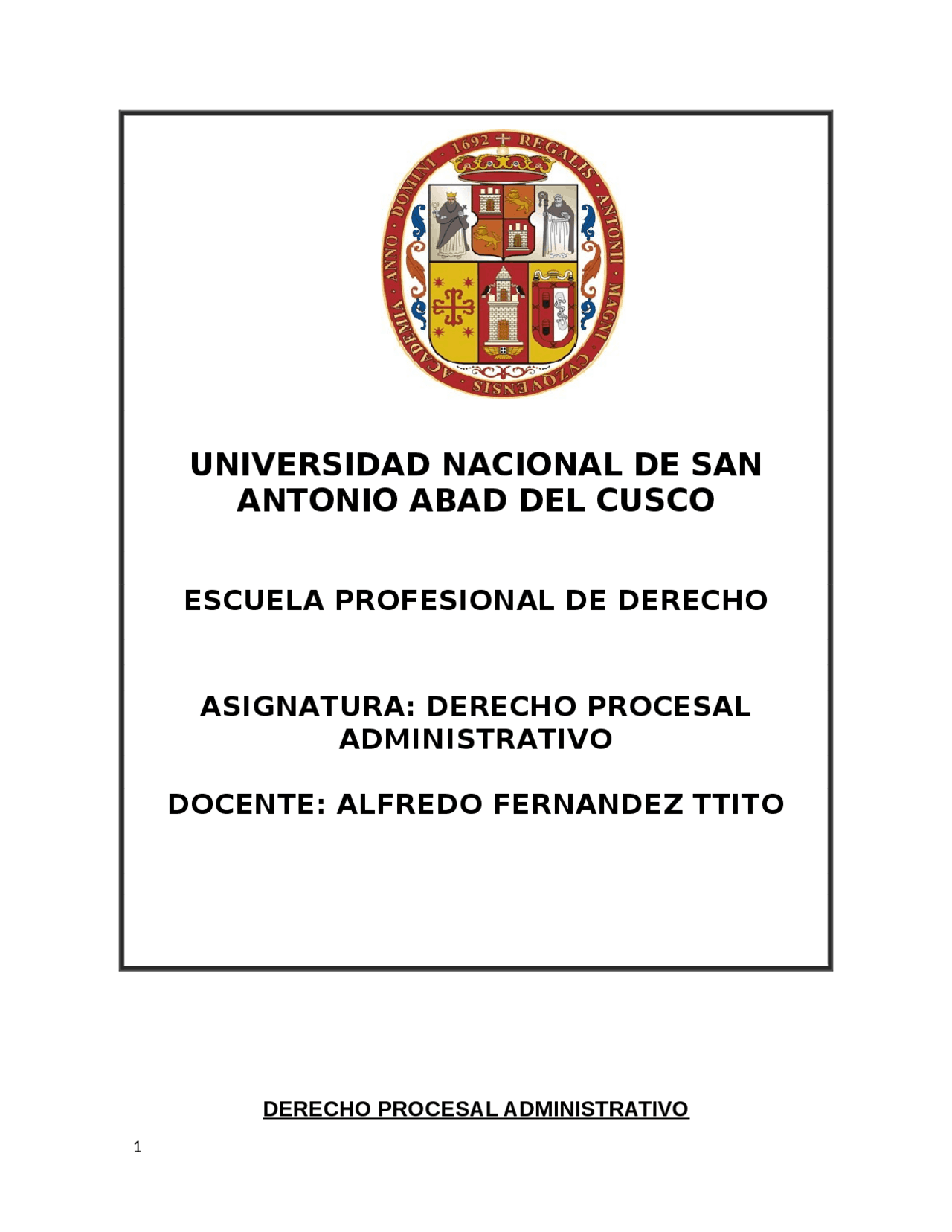 Derecho Procesal Admin - Docsity