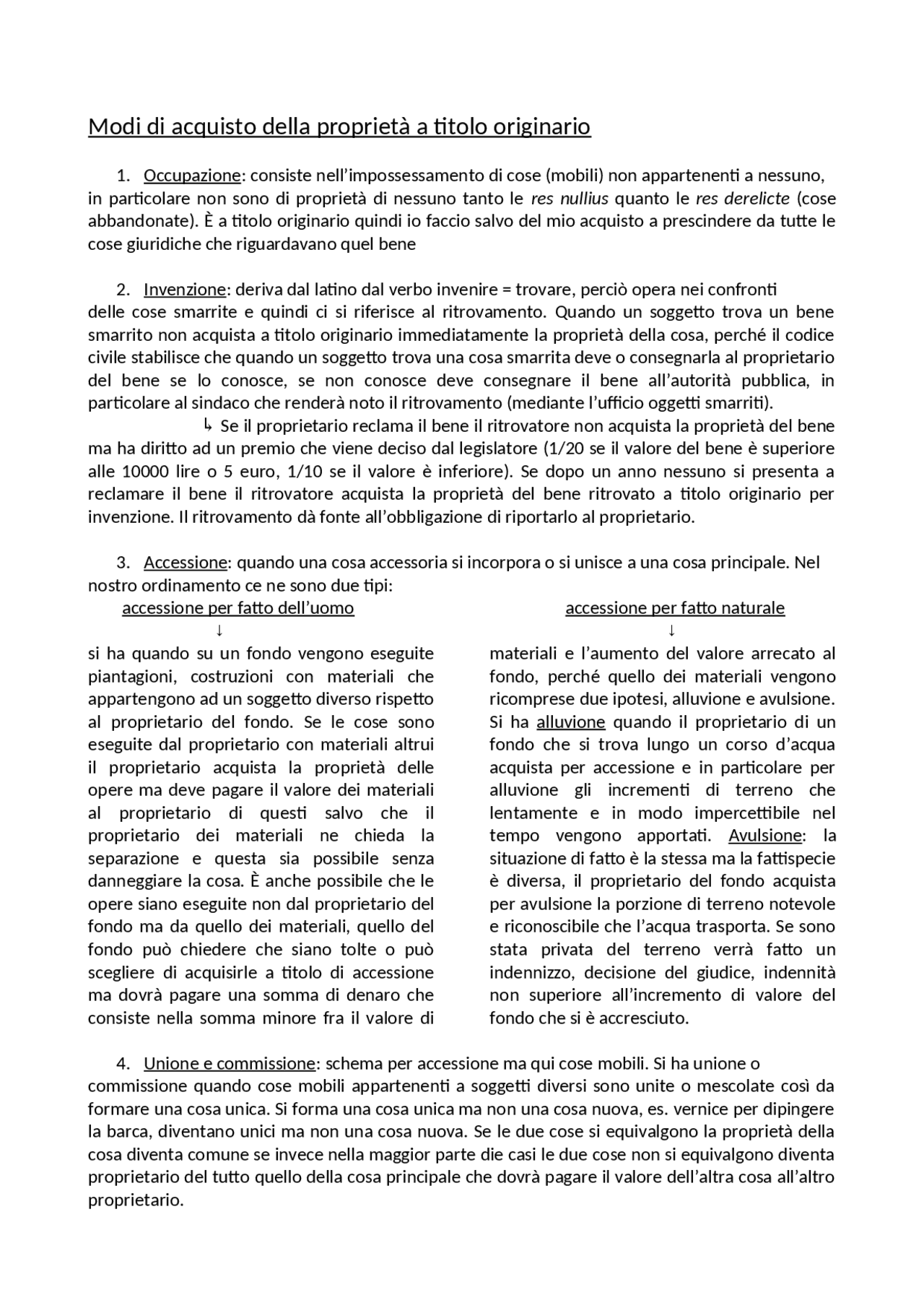 Appunti Diritto Privato Docsity