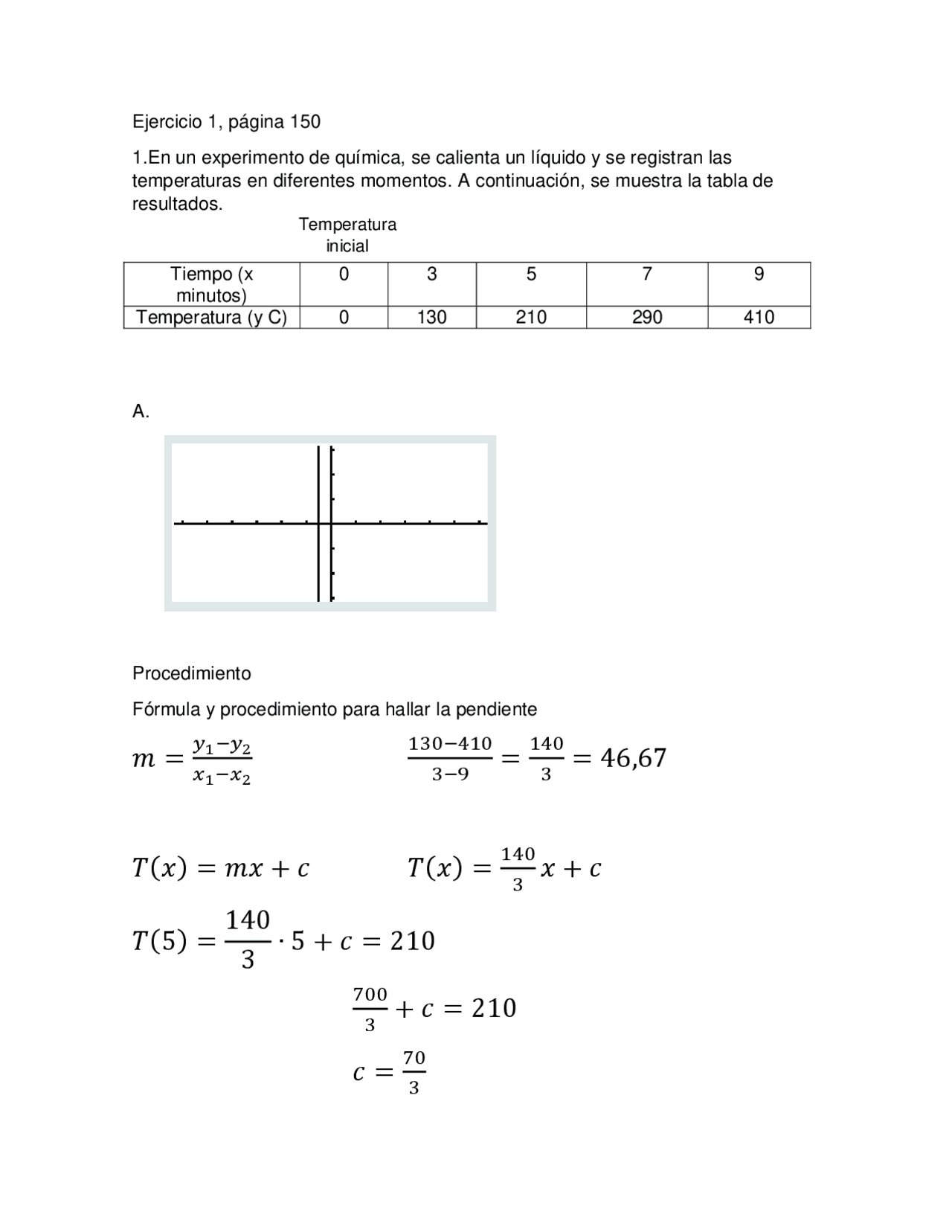 Modelos lineales y sus procedimientos con diferentes situaciones de la ...