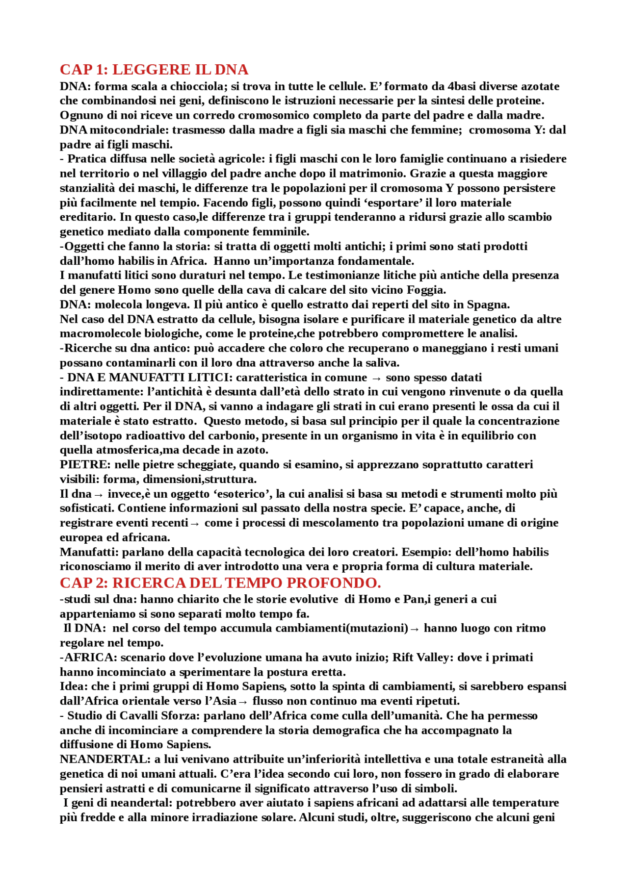 Riassunto Dei Due Libri Docsity