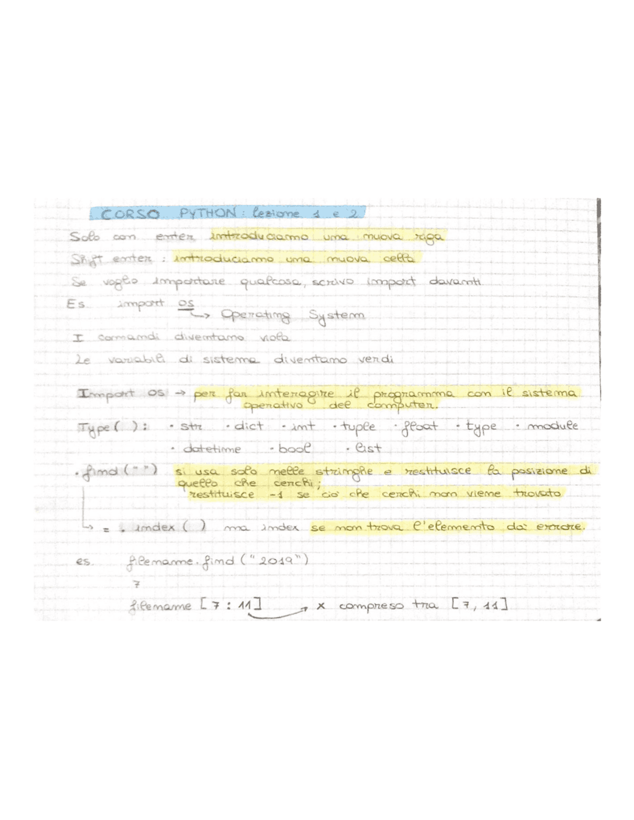 Programmazione Con Python Docsity