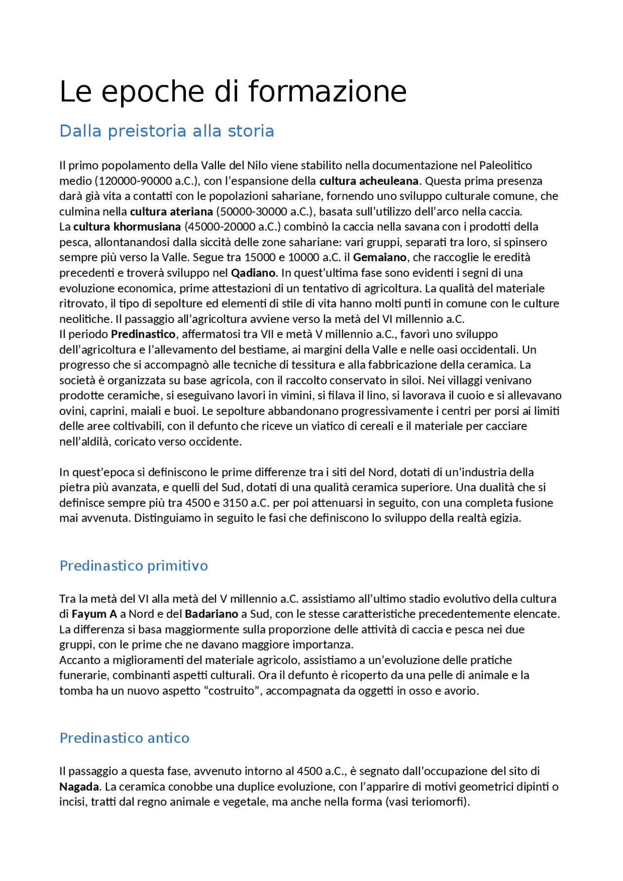 Riassunto di "Storia dell'Antico Egitto" (Nicolas Grimal) | Sintesi del ...