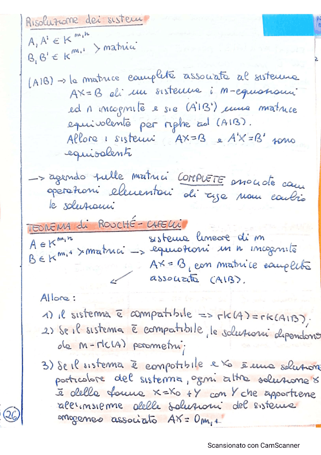 Algebra Lineare E Geometria Pt4 Docsity