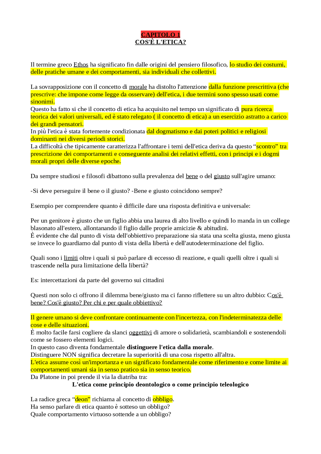 Riassunto Di Marketing Etico Docsity