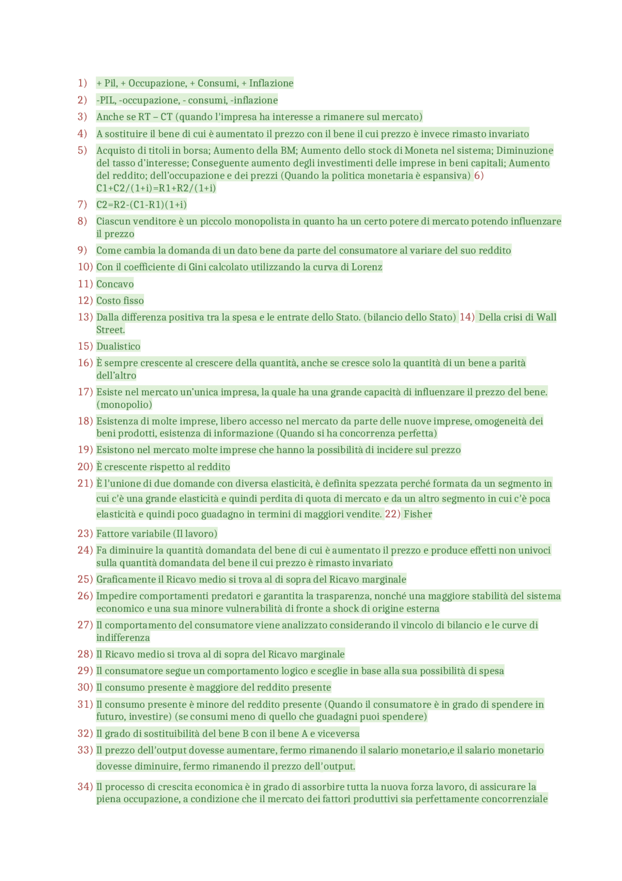 Domande E Risposte Pegaso Docsity