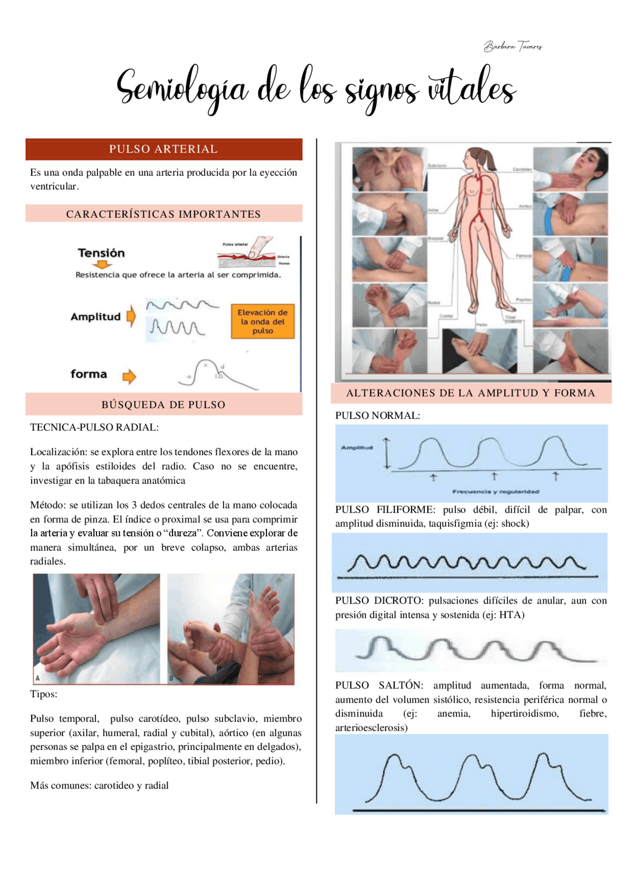 Semiología De Los Signos Vitales Docsity