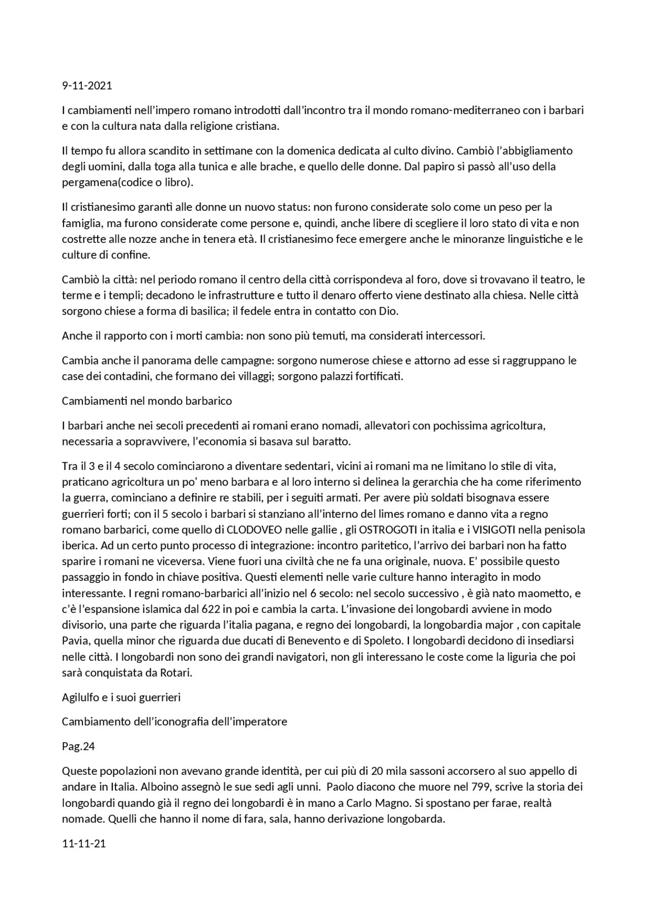 Appunti Sul Medioevo Docsity