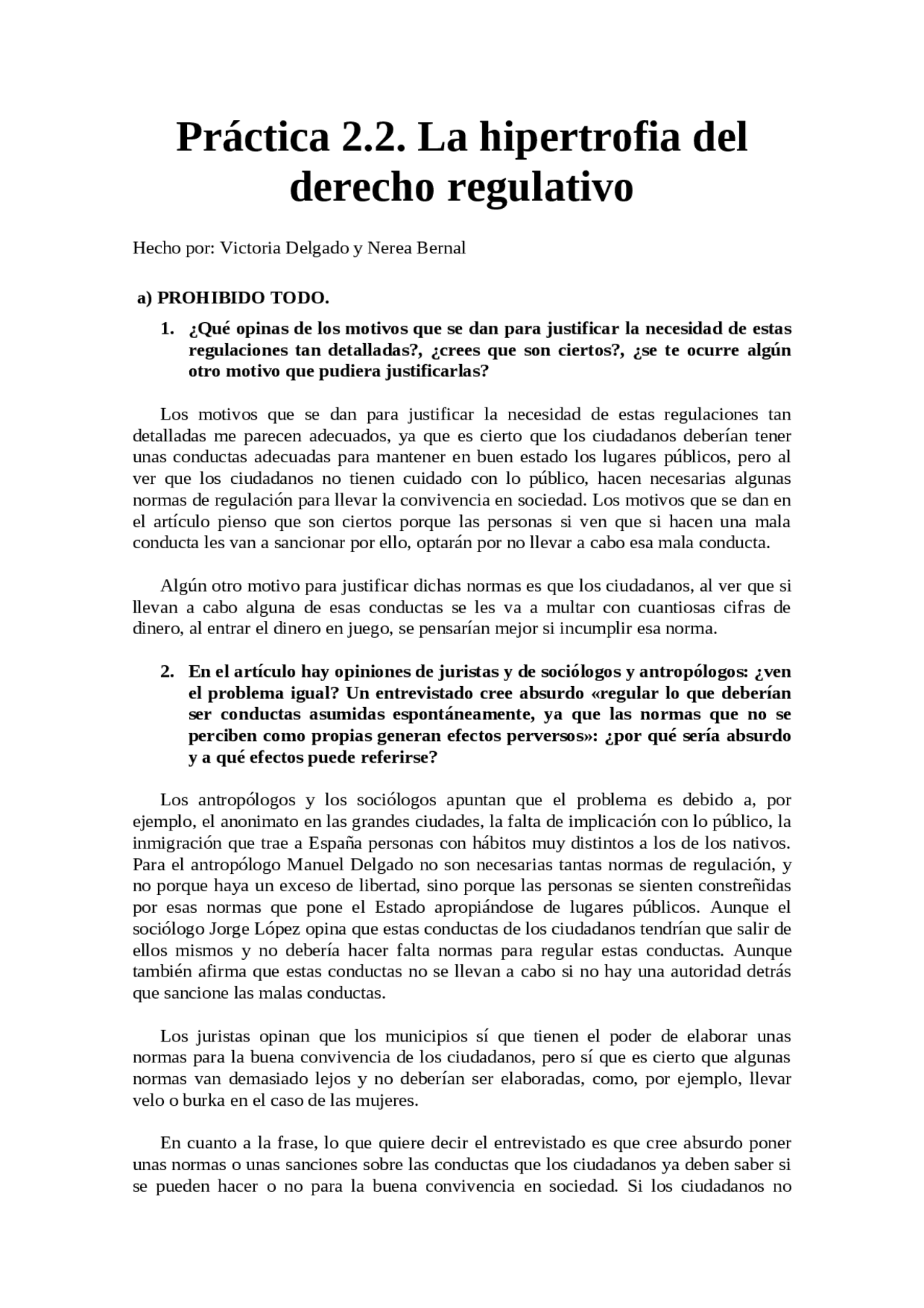 Práctica 22 Teoría Del Derecho Docsity