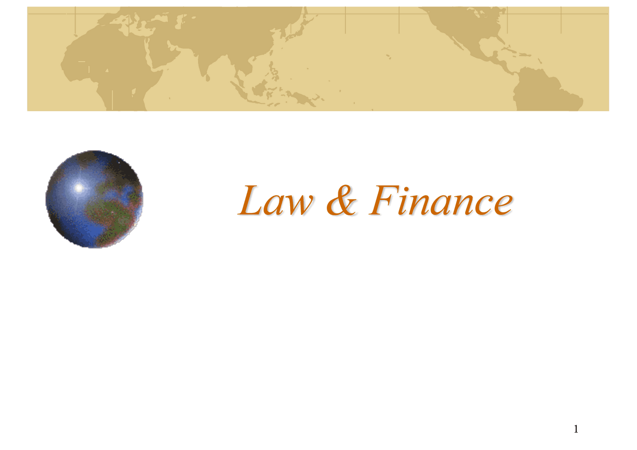 Slides Corso Corporate Governance Parte 2 Docsity