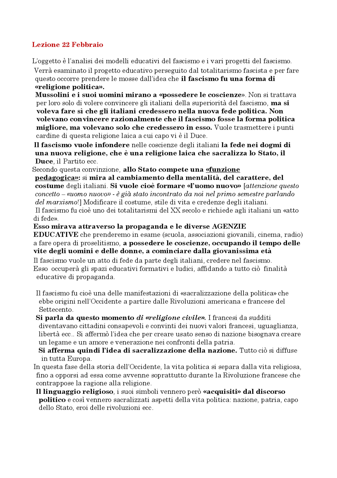 Appunti Integrati Secondo Semestre Storia Delle Istituzioni Educative