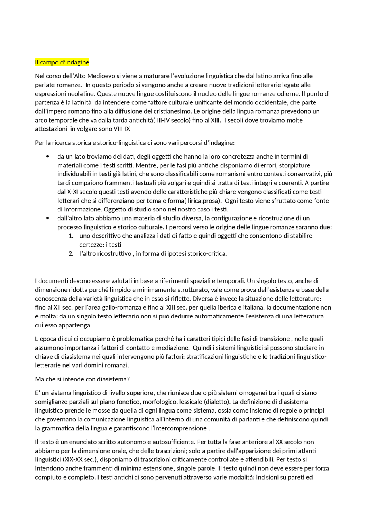 Sintesi Capitoli Asperti Docsity