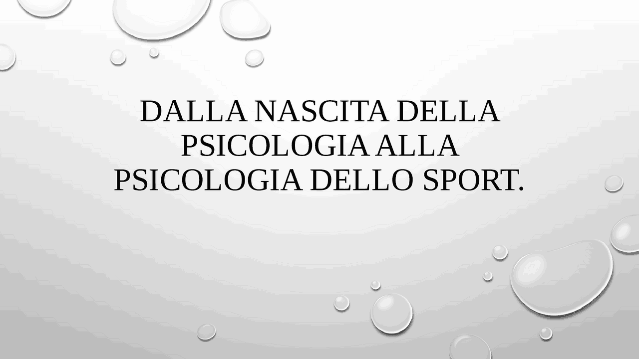 Fondamenti Di Psicologia Generale Docsity