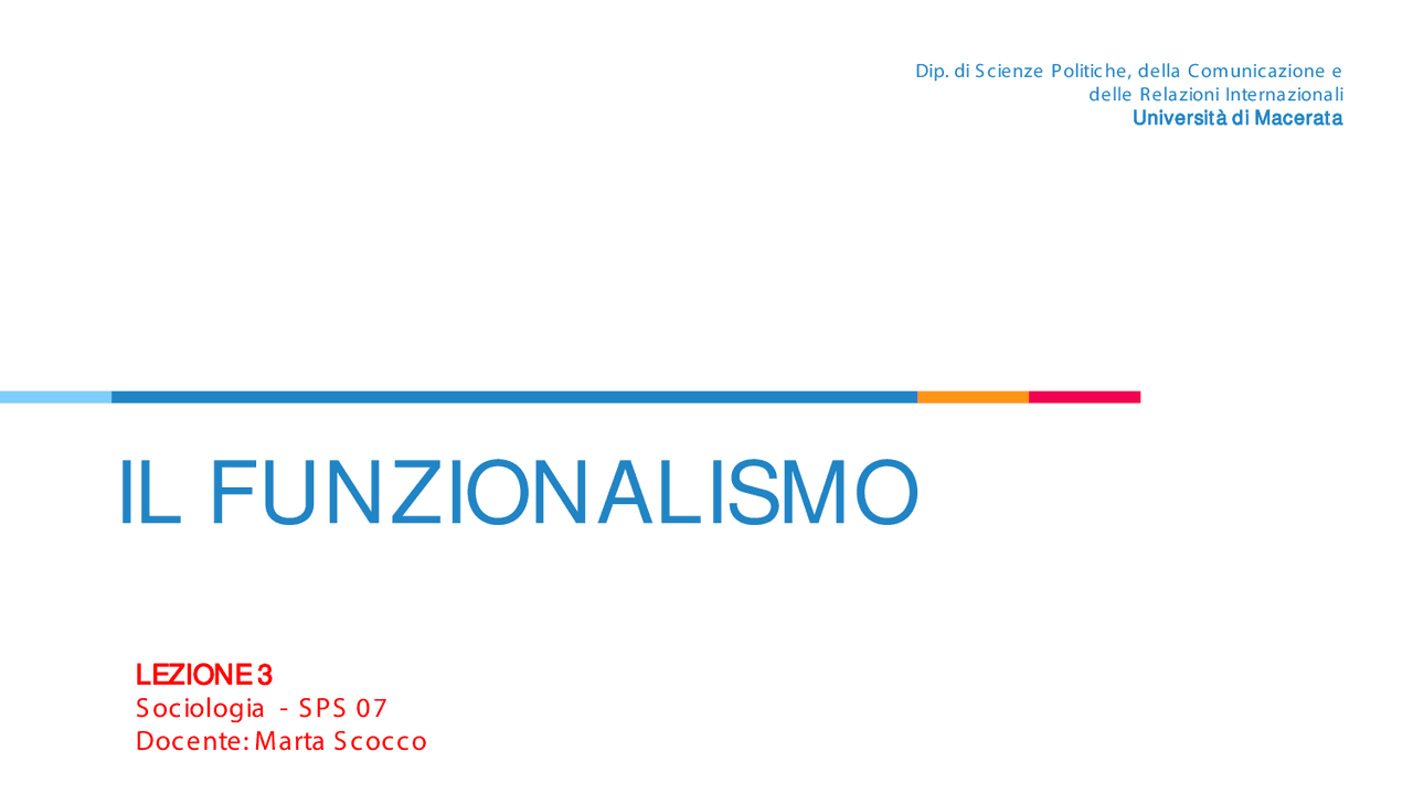 Riassunto Sociologia Cap2 Docsity