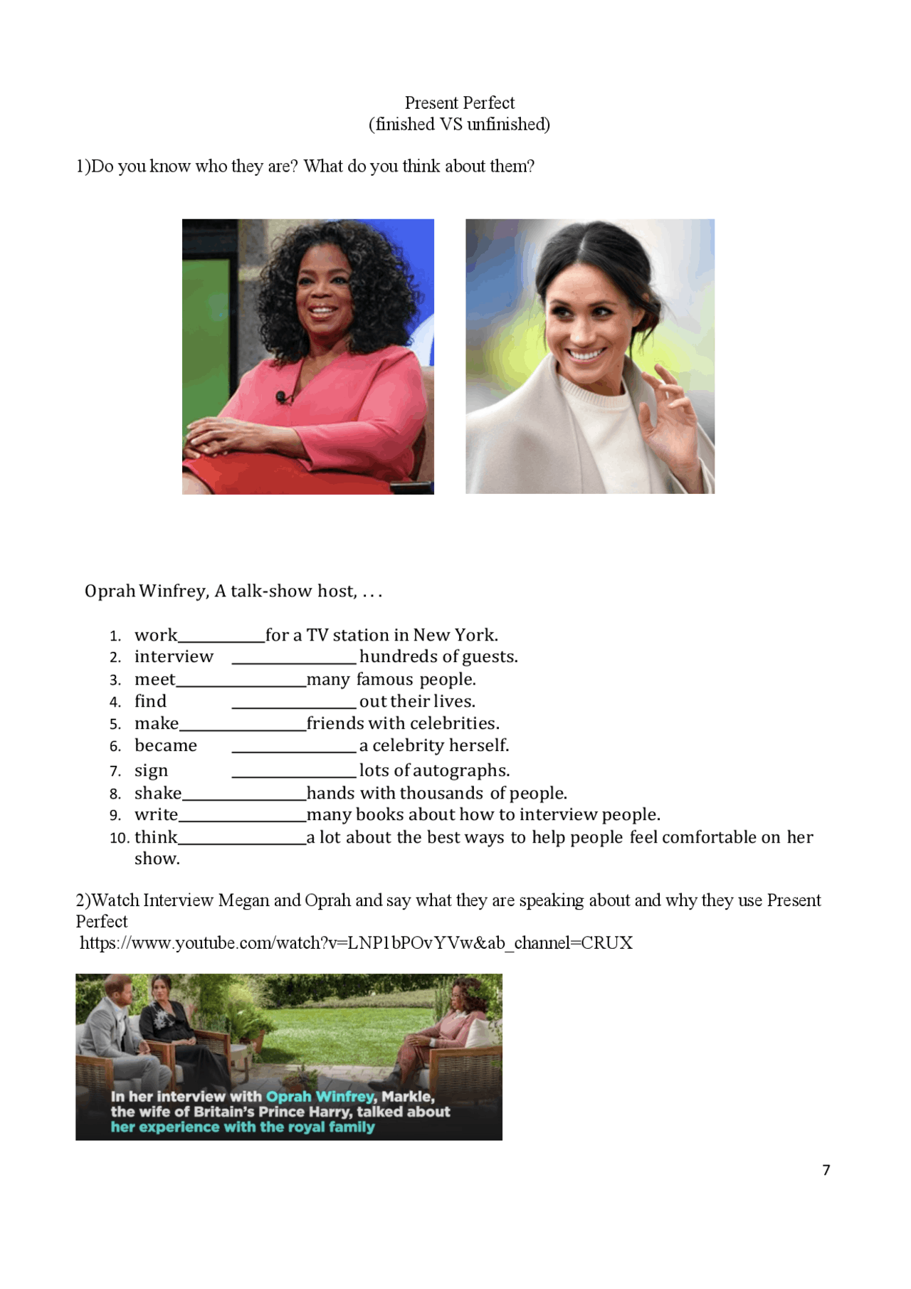 Esercizi Present Perfect - Docsity