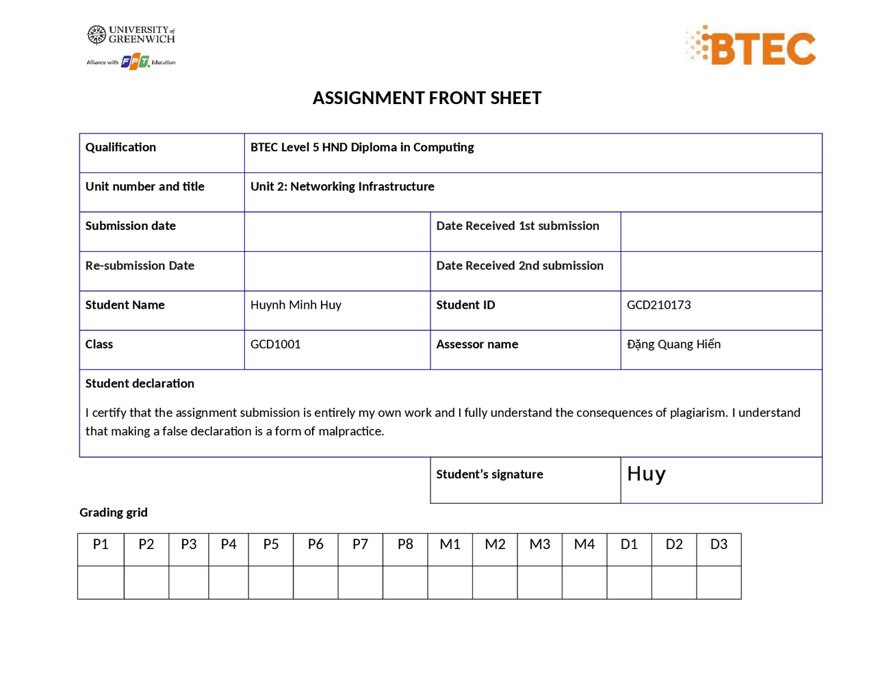 Assignment Networking Docsity
