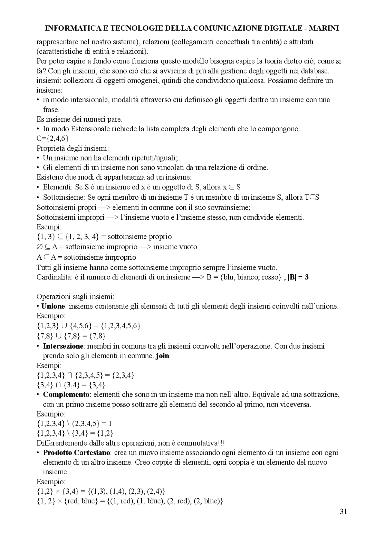 Informatica E Tecnologie Della Comunicazione Digitale Parte 2 Docsity