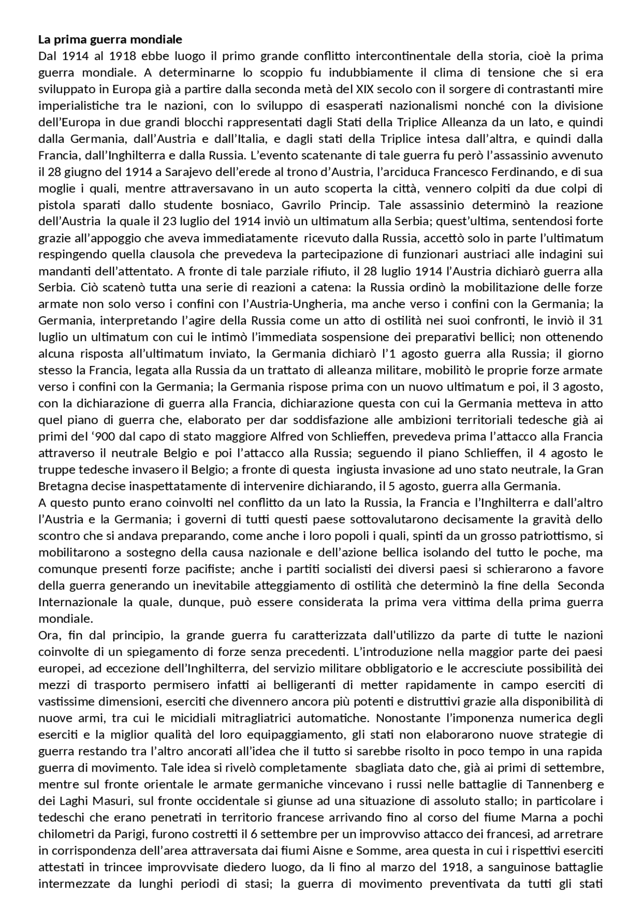 Riassunto Del Libro Il Novecento Docsity