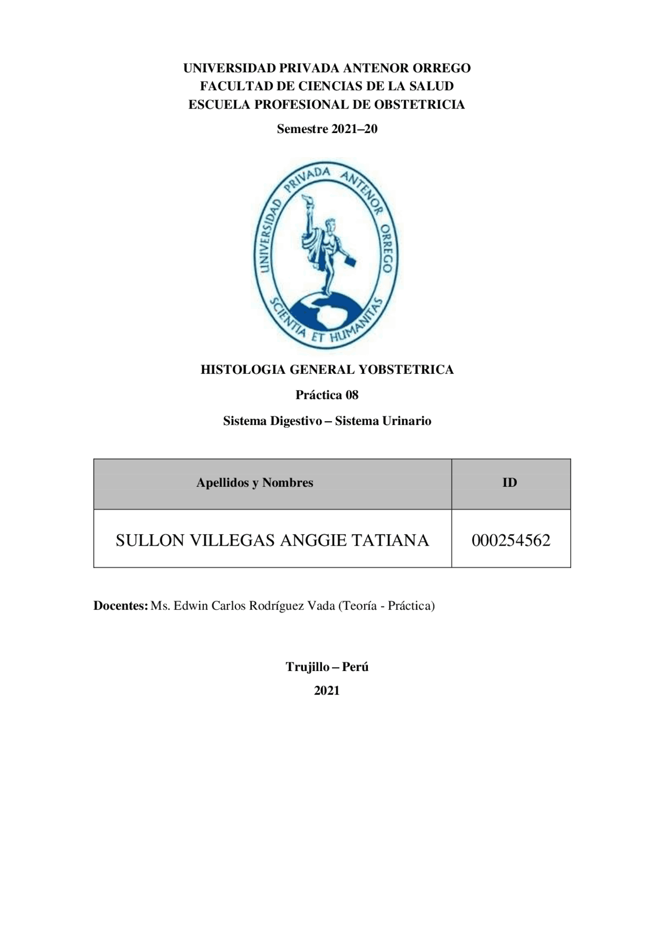 Sistema Digestivo Urinario Docsity